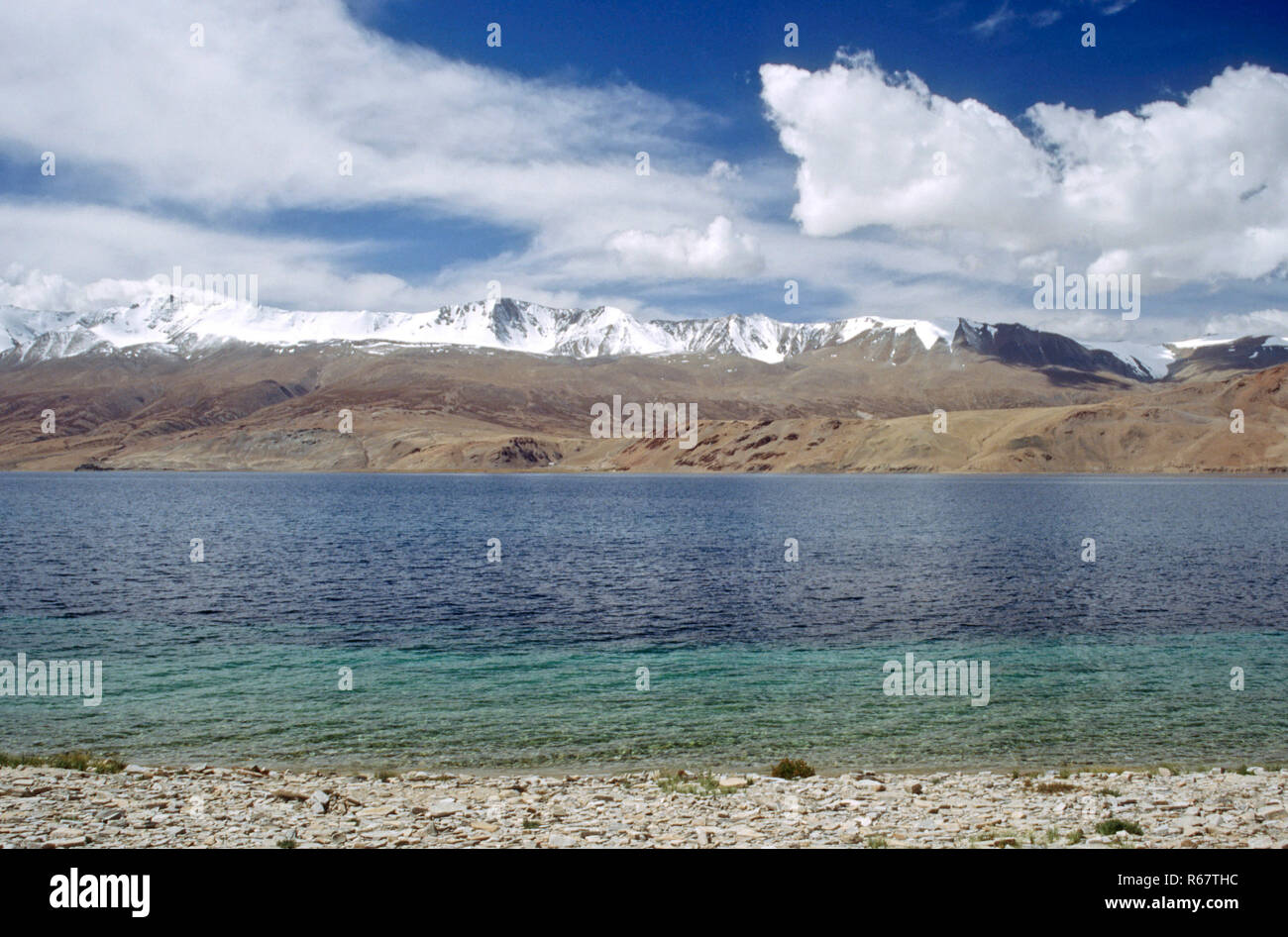 Tso Moriri lake Ladakh Jammu and Kashmir India Stock Photo - Alamy