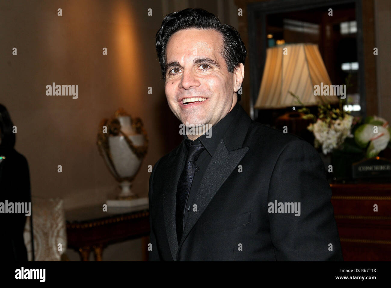 NEW YORK, NY - APRIL 14: Comedian Mario Cantone attends Aretha Franklin ...