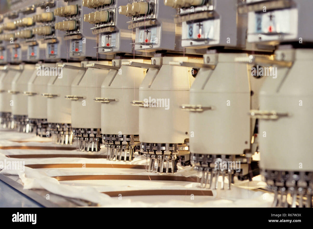 Electronic Embroidery Machine Stock Photo - Alamy