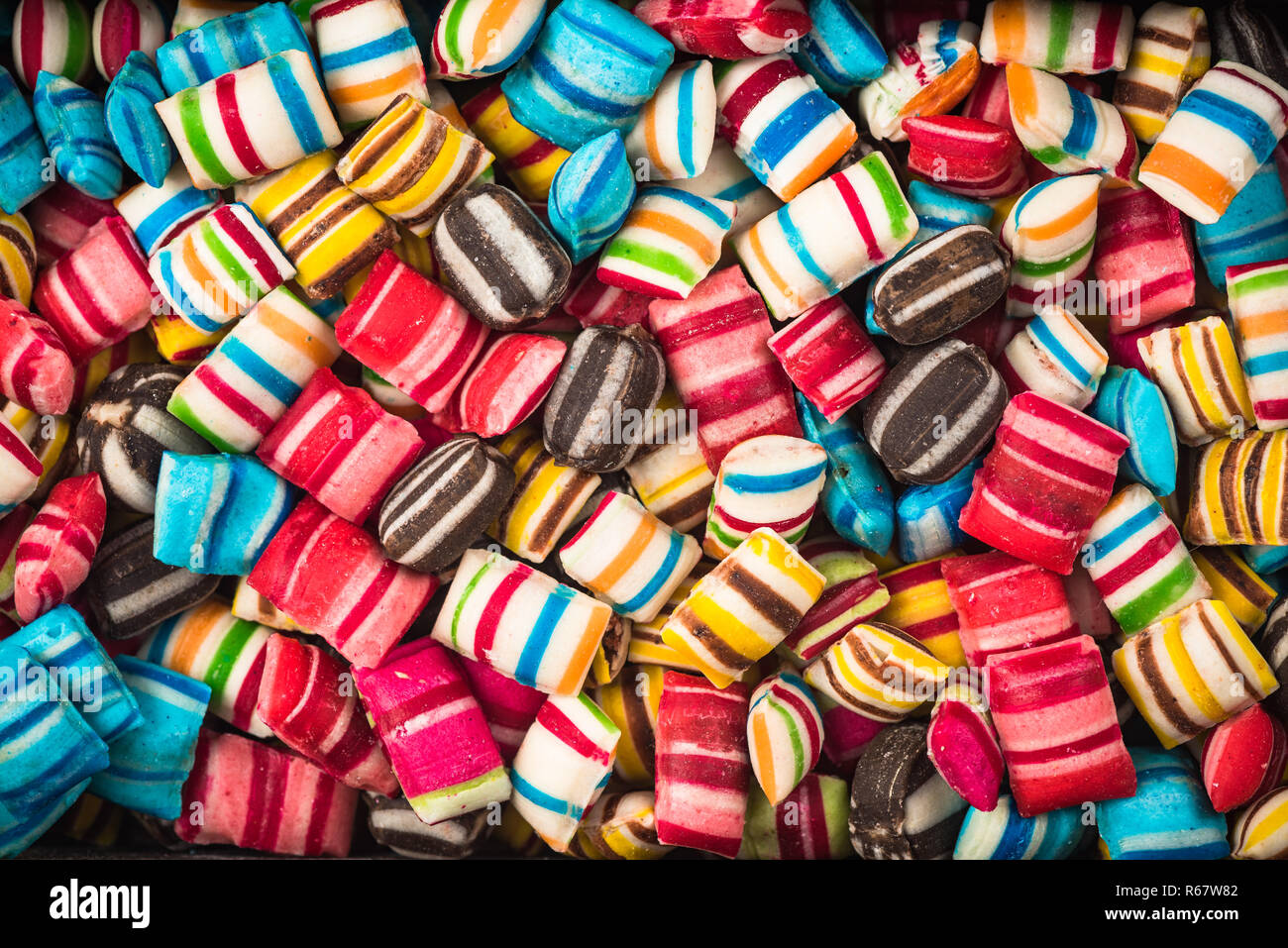 Colorful vibrant candy sweet food background Stock Photo - Alamy