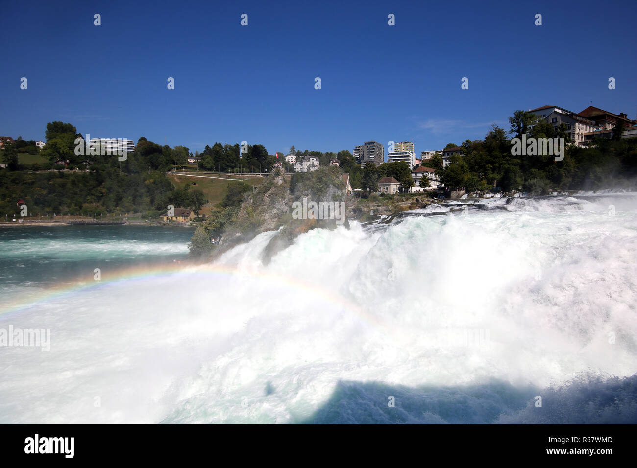 Water masses rhine falls hi-res stock photography and images - Alamy