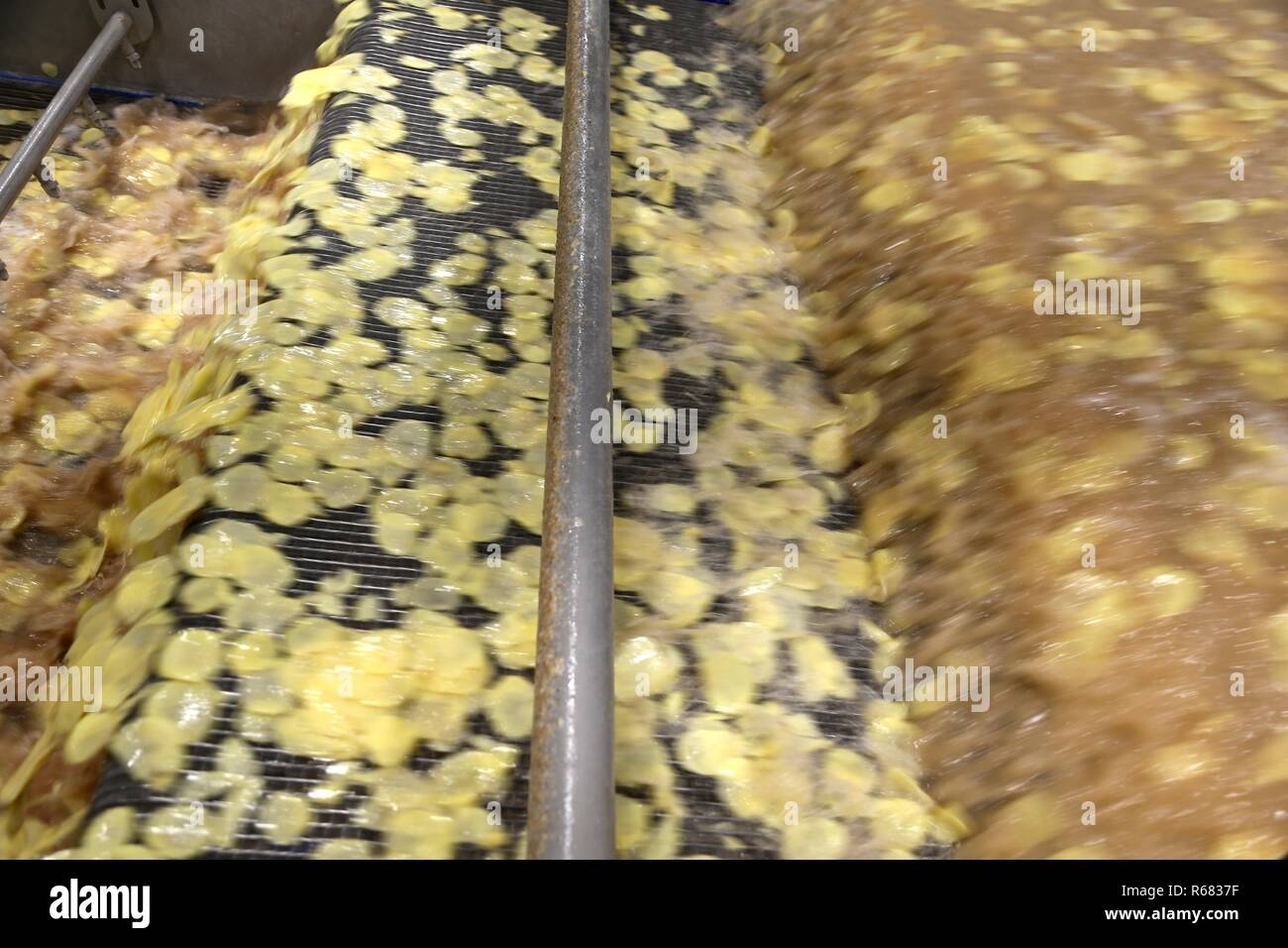 Lays crisps production line at the Frito-Lay factory on November 22 ...