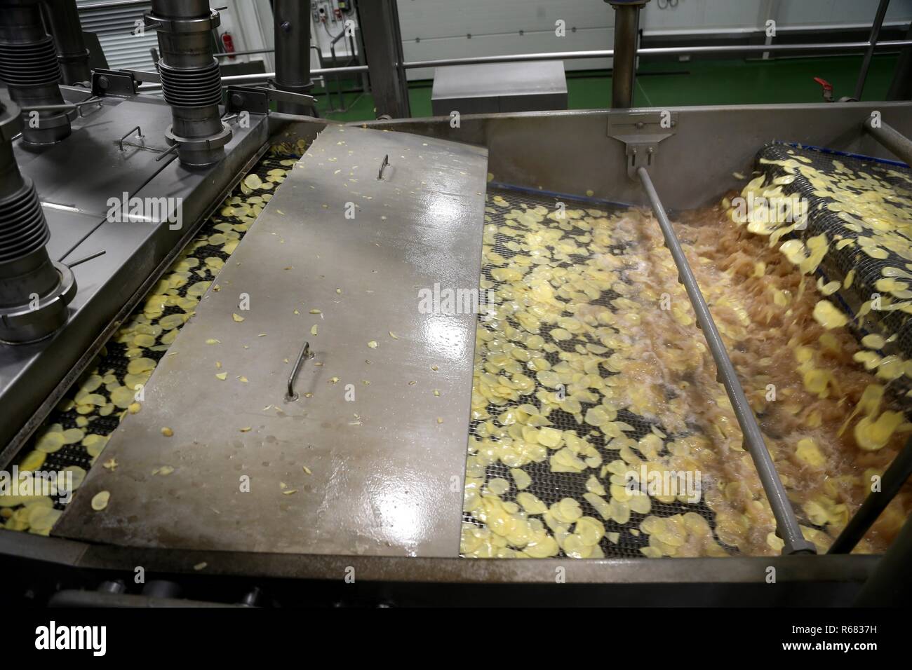 Lays crisps production line at the Frito-Lay factory on November 22 ...