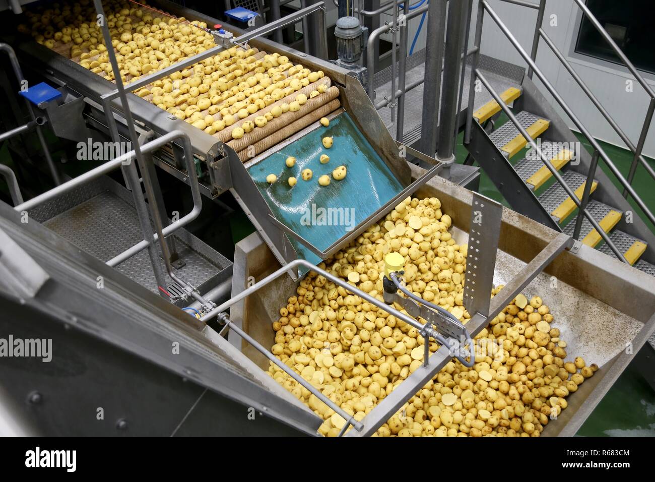 Lays crisps production line at the Frito-Lay factory on November 22 ...