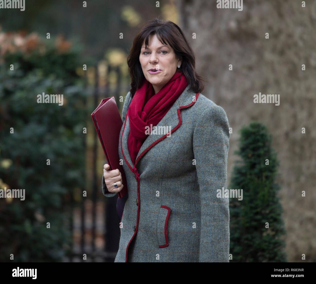 Downing Street, London, UK. 4 December 2018. Claire Perry, Minister of ...