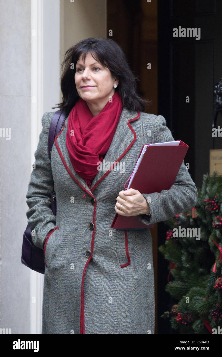 London UK. 4th December 2018. Claire Perry,Minister of State for Energy ...