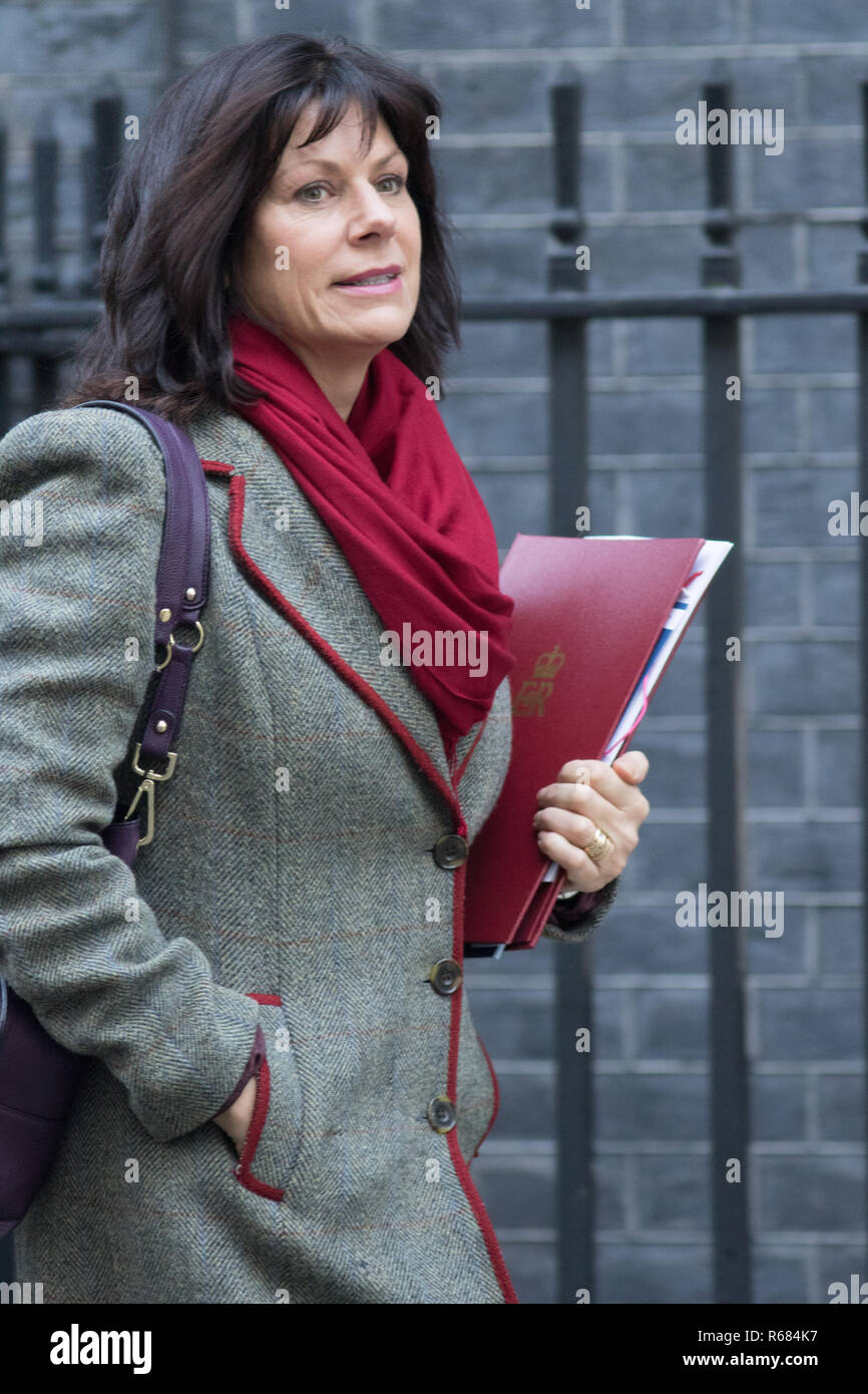 London UK. 4th December 2018. Claire Perry,Minister of State for Energy ...