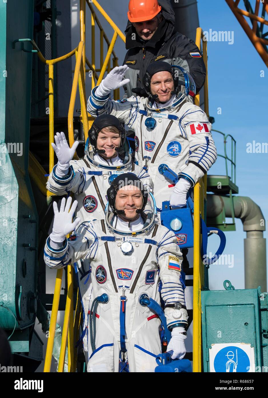 A Space Shuttle Astronauts Boarding