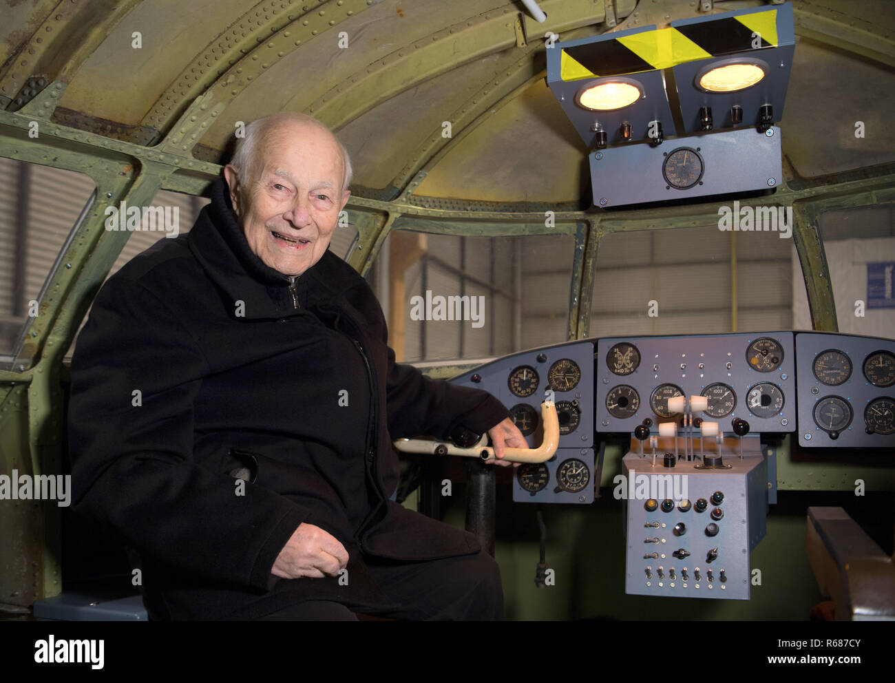 Dresden, Germany. 04th Dec, 2018. Gerhard Güttel, the test pilot at the ...