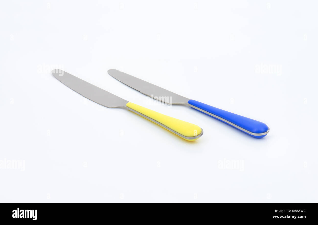 Two Table Knives Stock Photo - Alamy