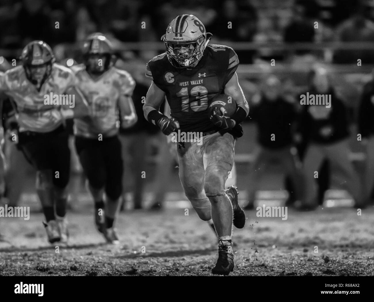 Football action with West Valley vs. Sutter High School in Cottonwood ...