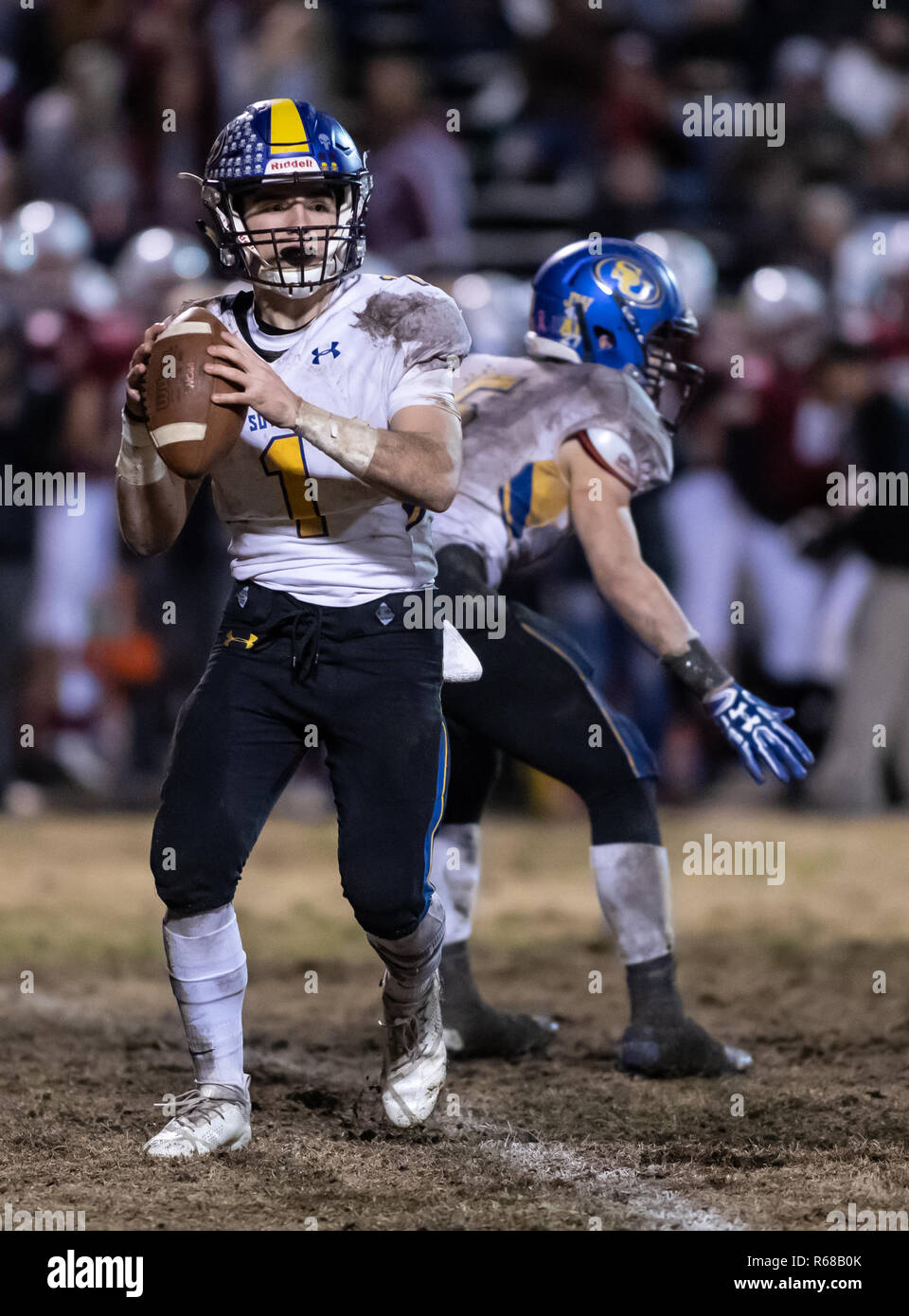 Football action with West Valley vs. Sutter High School in Cottonwood ...