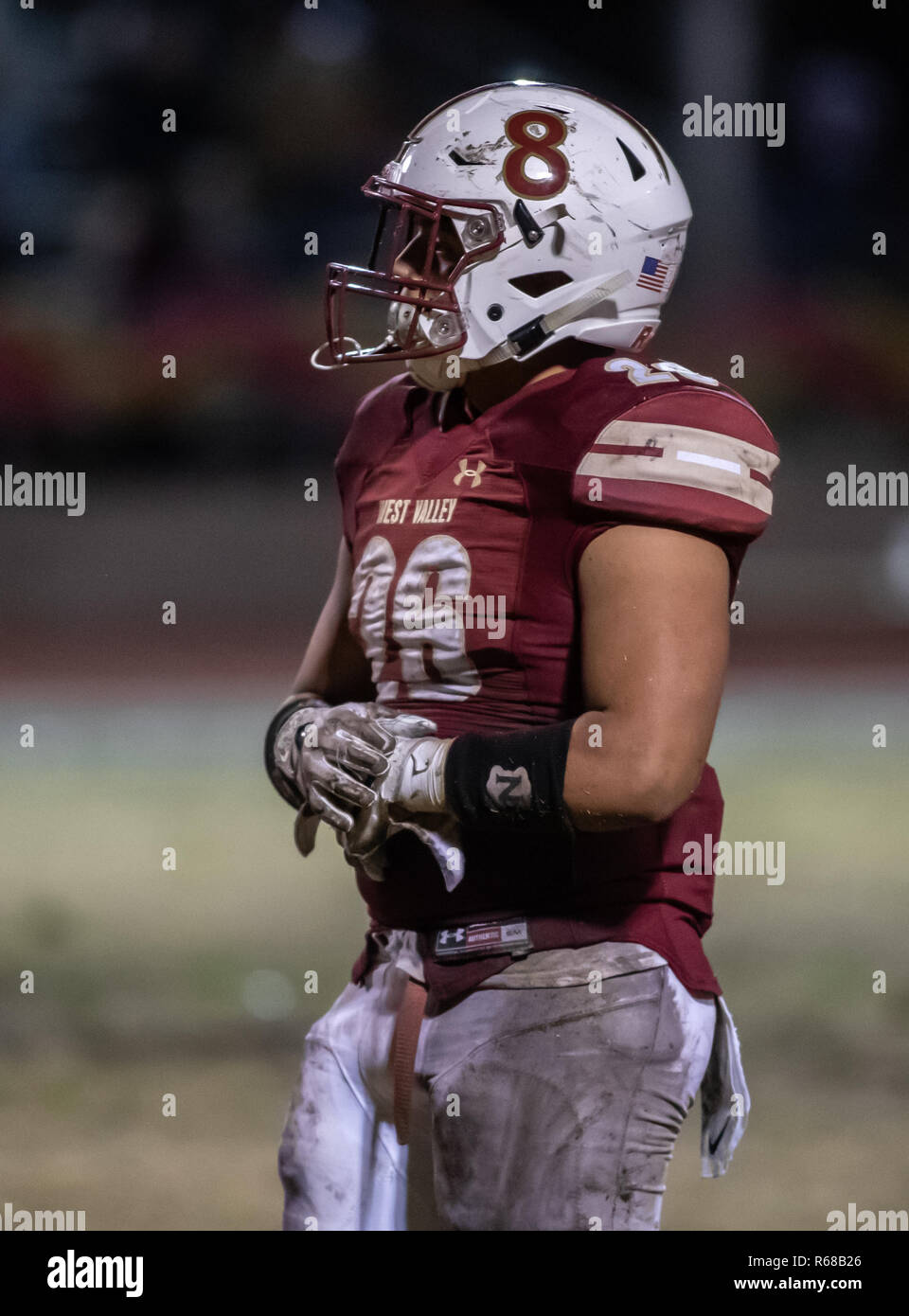 Football action with West Valley vs. Sutter High School in Cottonwood ...