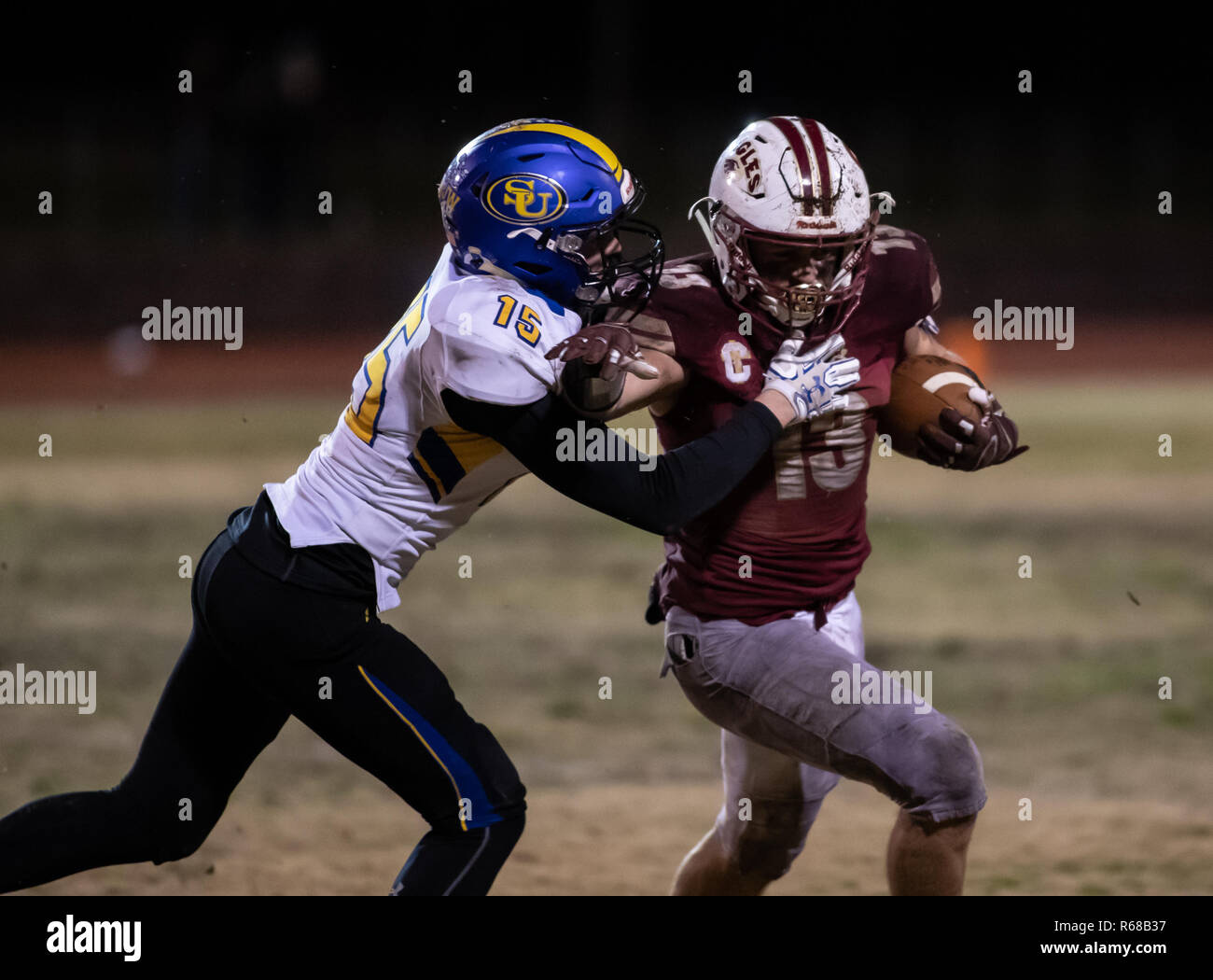 Football action with West Valley vs. Sutter High School in Cottonwood ...
