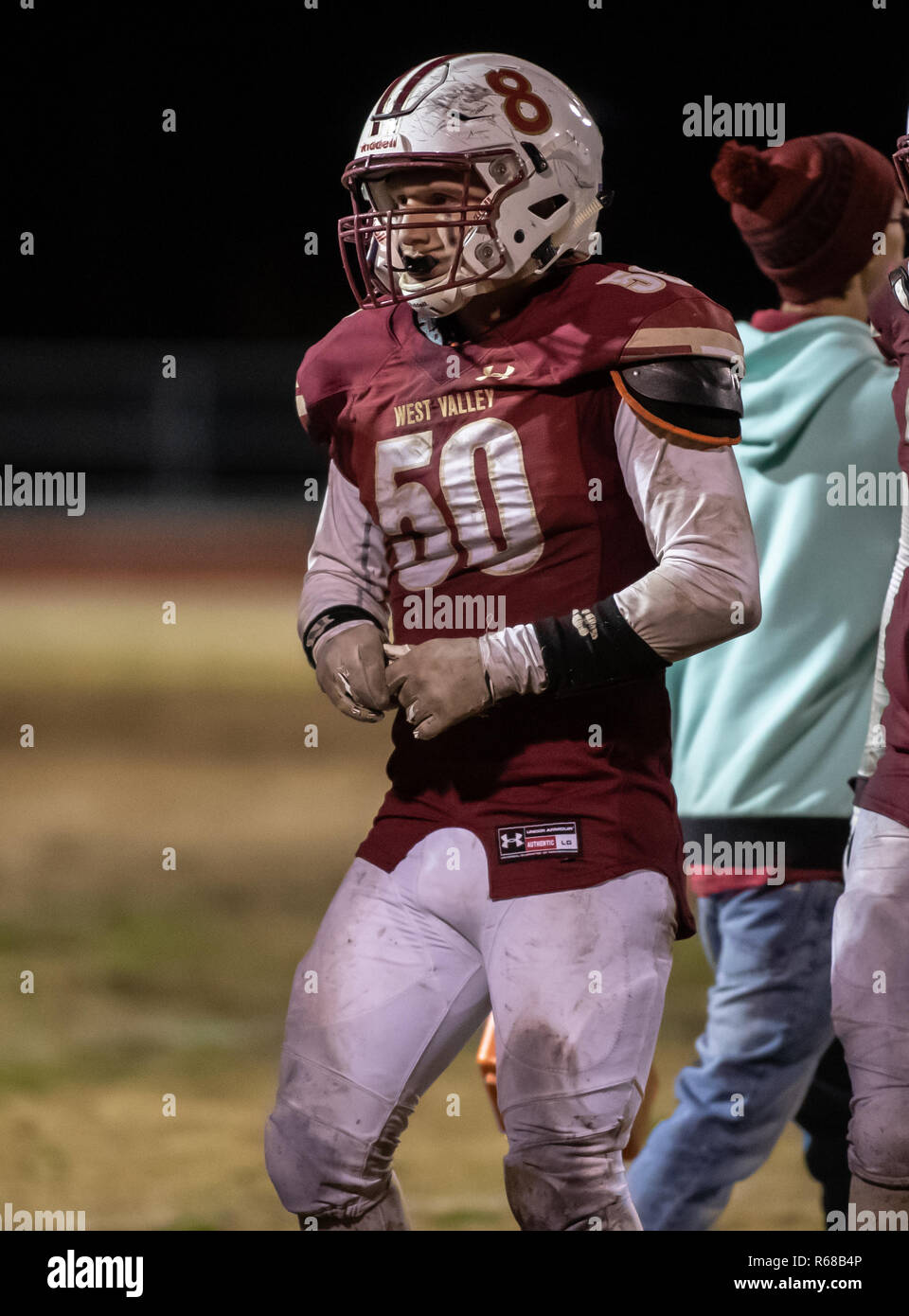 Football action with West Valley vs. Sutter High School in Cottonwood ...