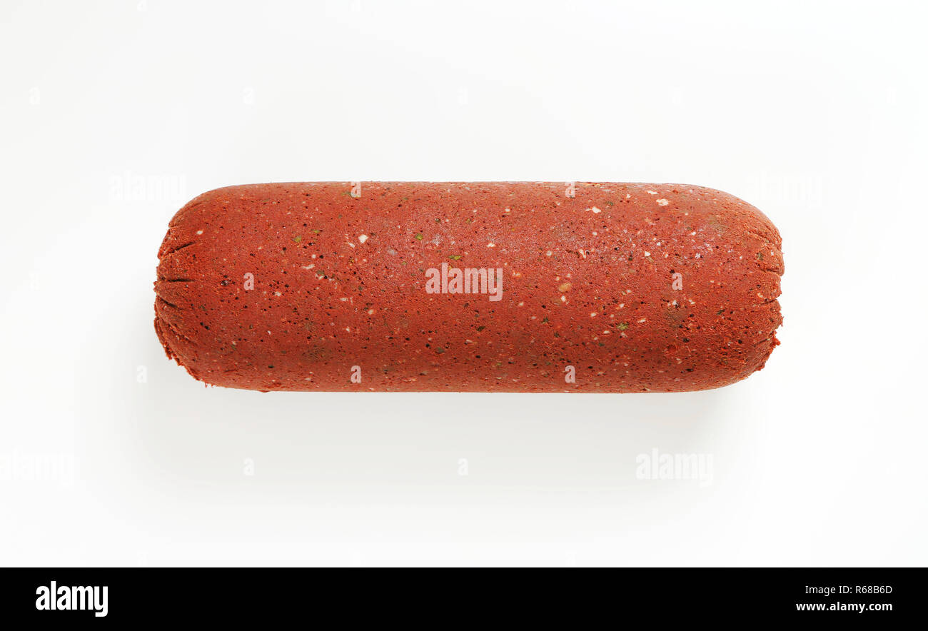 White pudding sausage above hi-res stock photography and images - Alamy