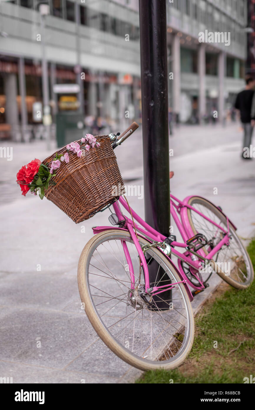 Pink Bicycle Saddle High Resolution Stock Photography and Images - Alamy