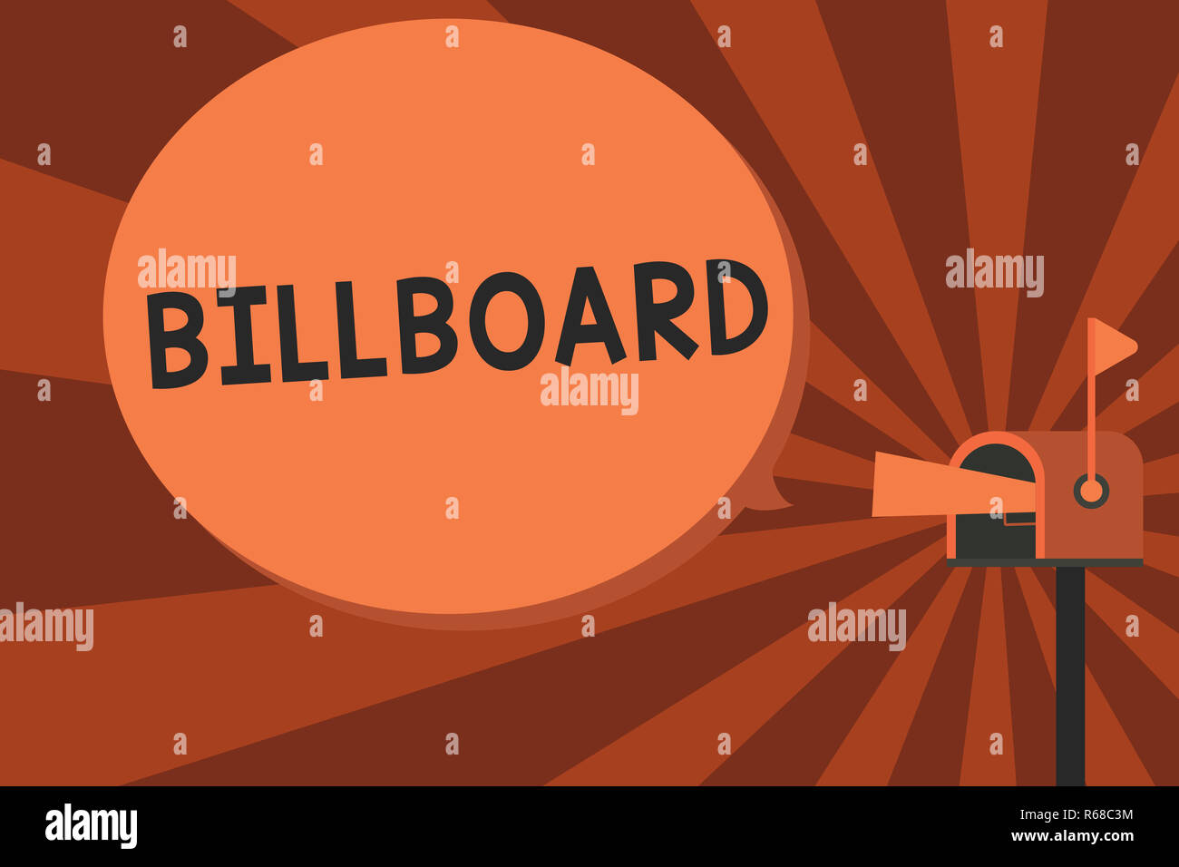 Conceptual hand writing showing Billboard. Business photo text large ...