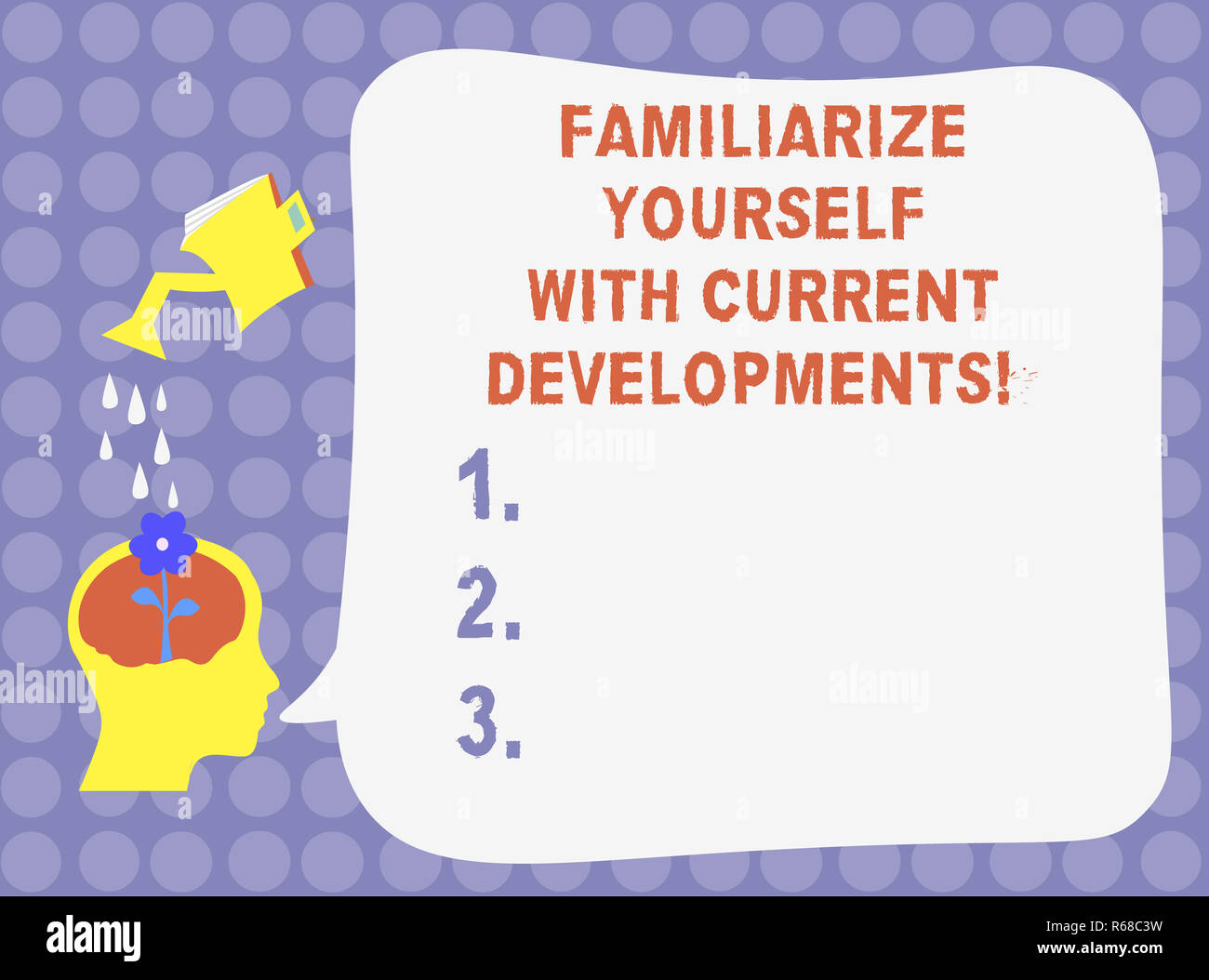 Word writing text Familiarize Yourself With Current Trends. Business ...