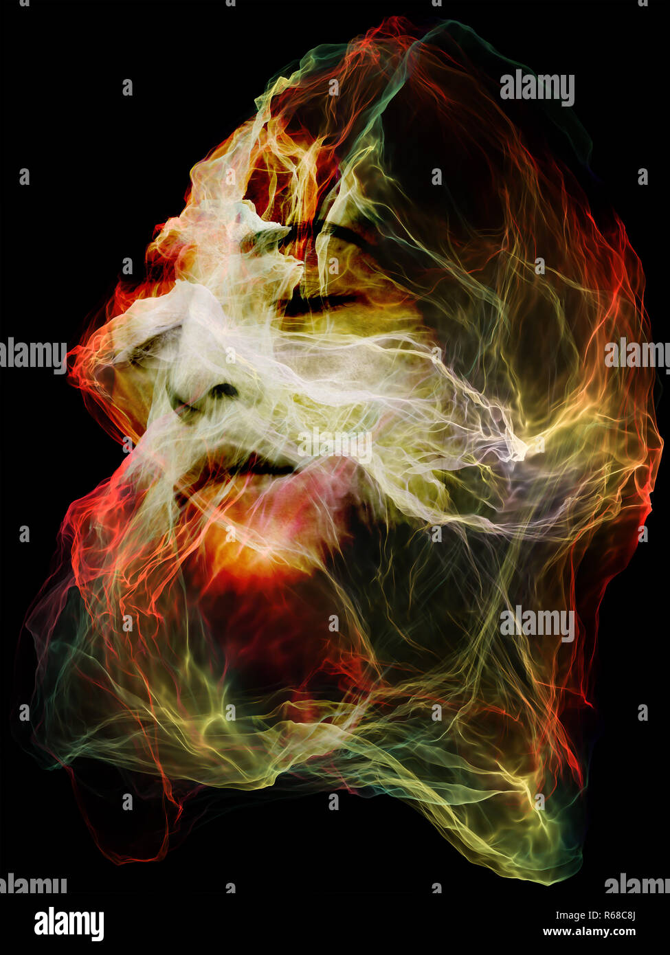 Woman dissolve portrait hi-res stock photography and images - Alamy