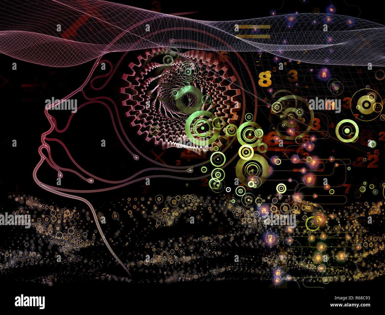 Paradigm of Machine Consciousness Stock Photo - Alamy