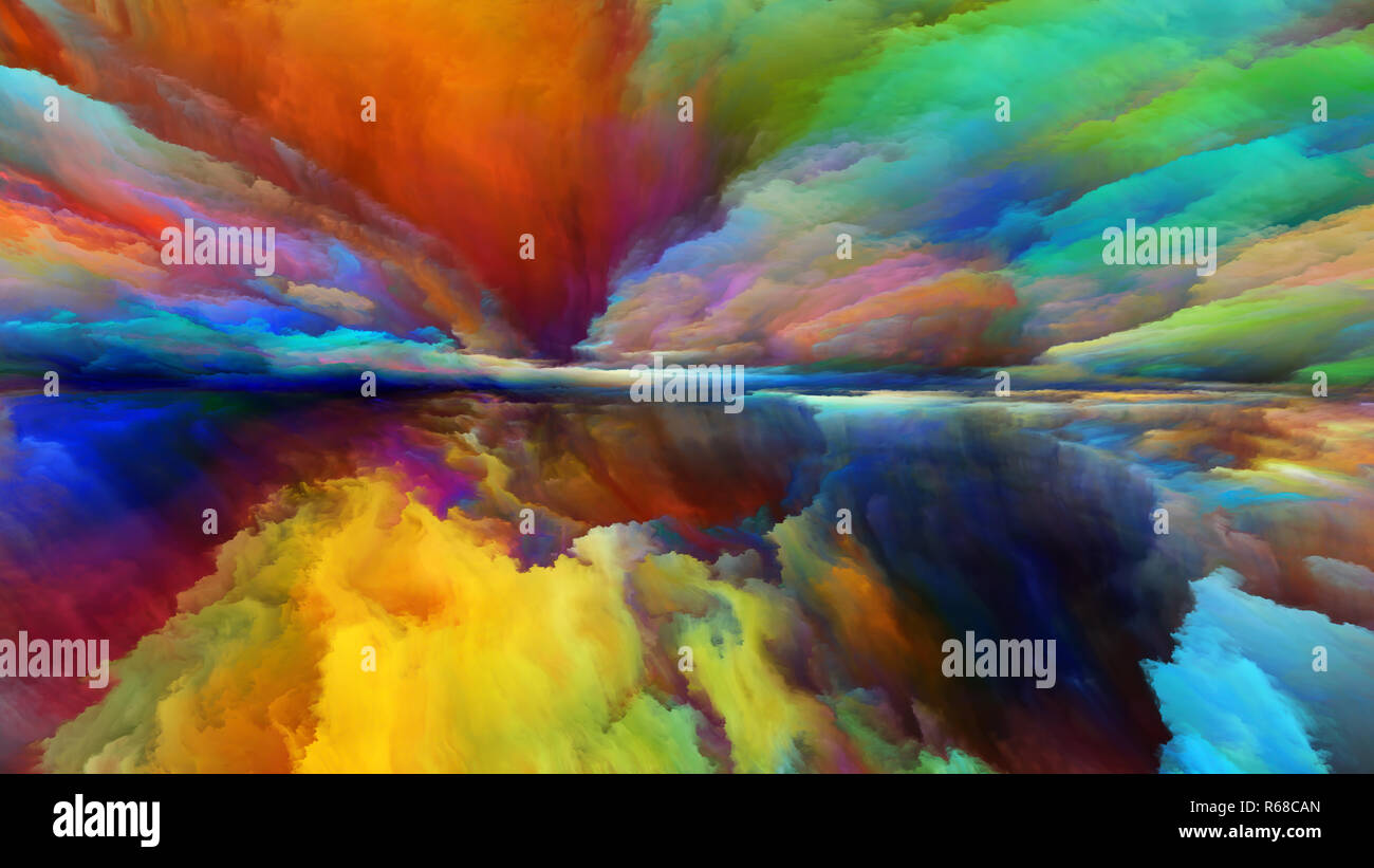 Smoke background multicolored lights hi-res stock photography and ...