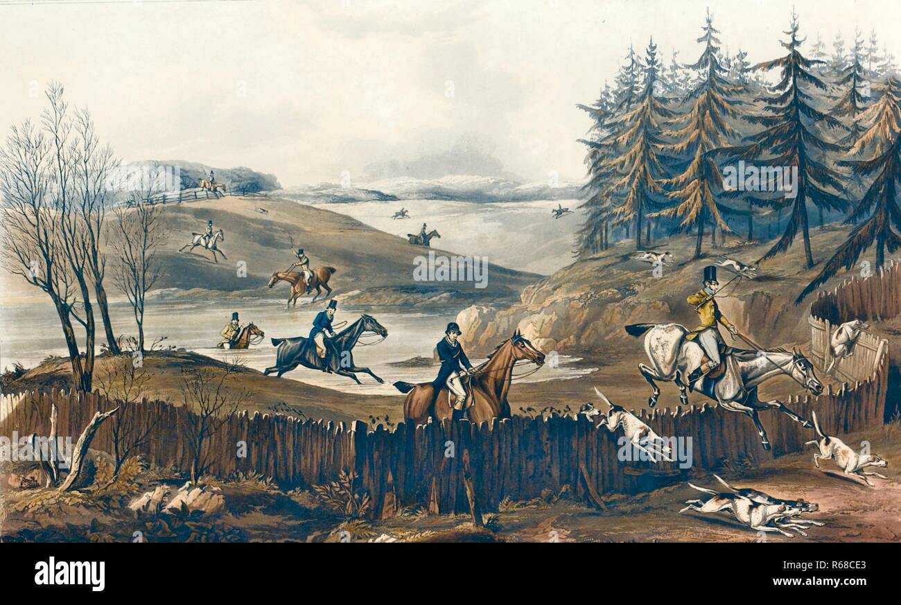 Man riding horse at fox hunt hi-res stock photography and images - Alamy