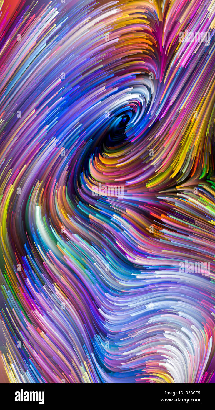 Digital Life of Liquid Color Stock Photo - Alamy
