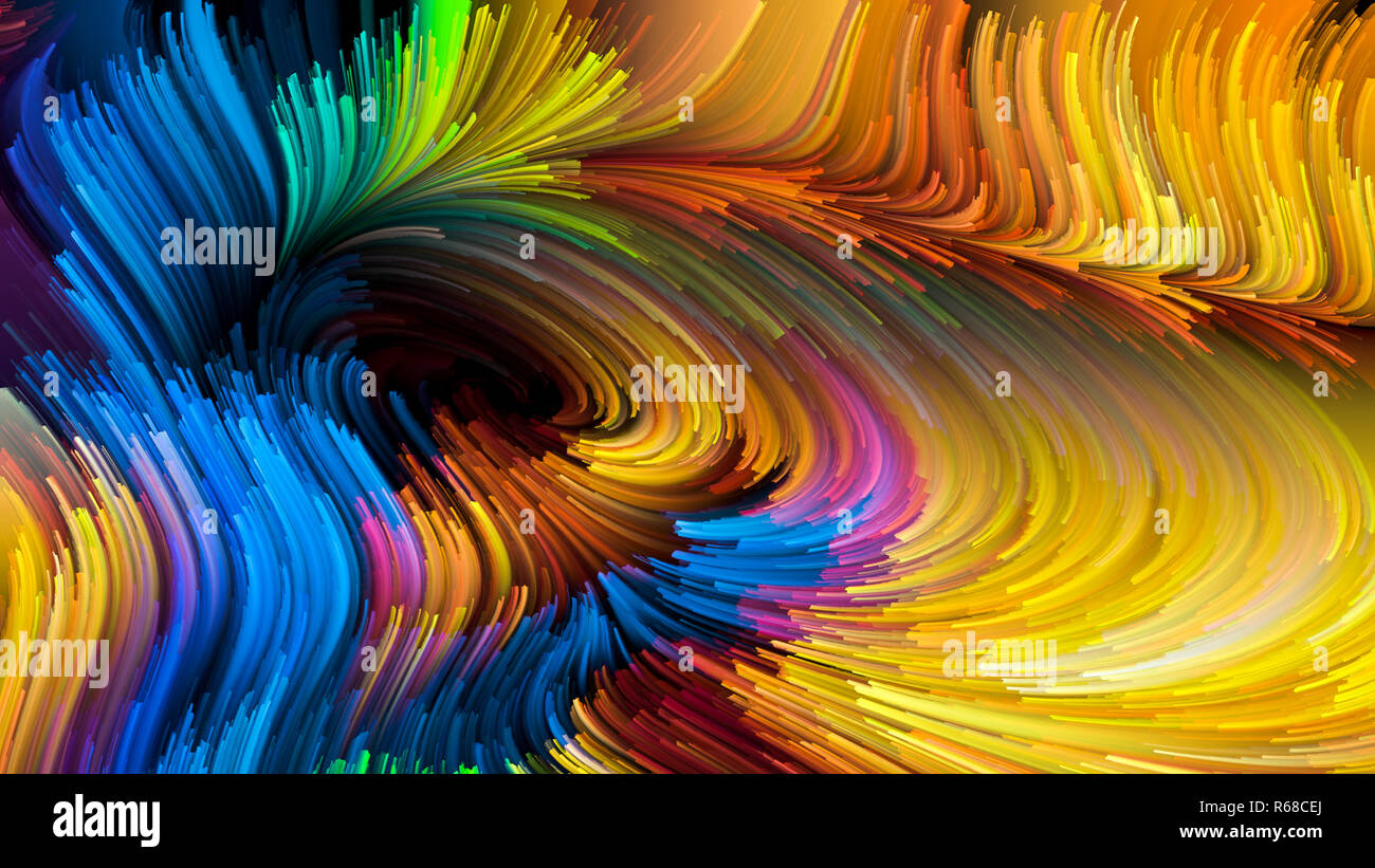 Visualization of Liquid Color Stock Photo - Alamy