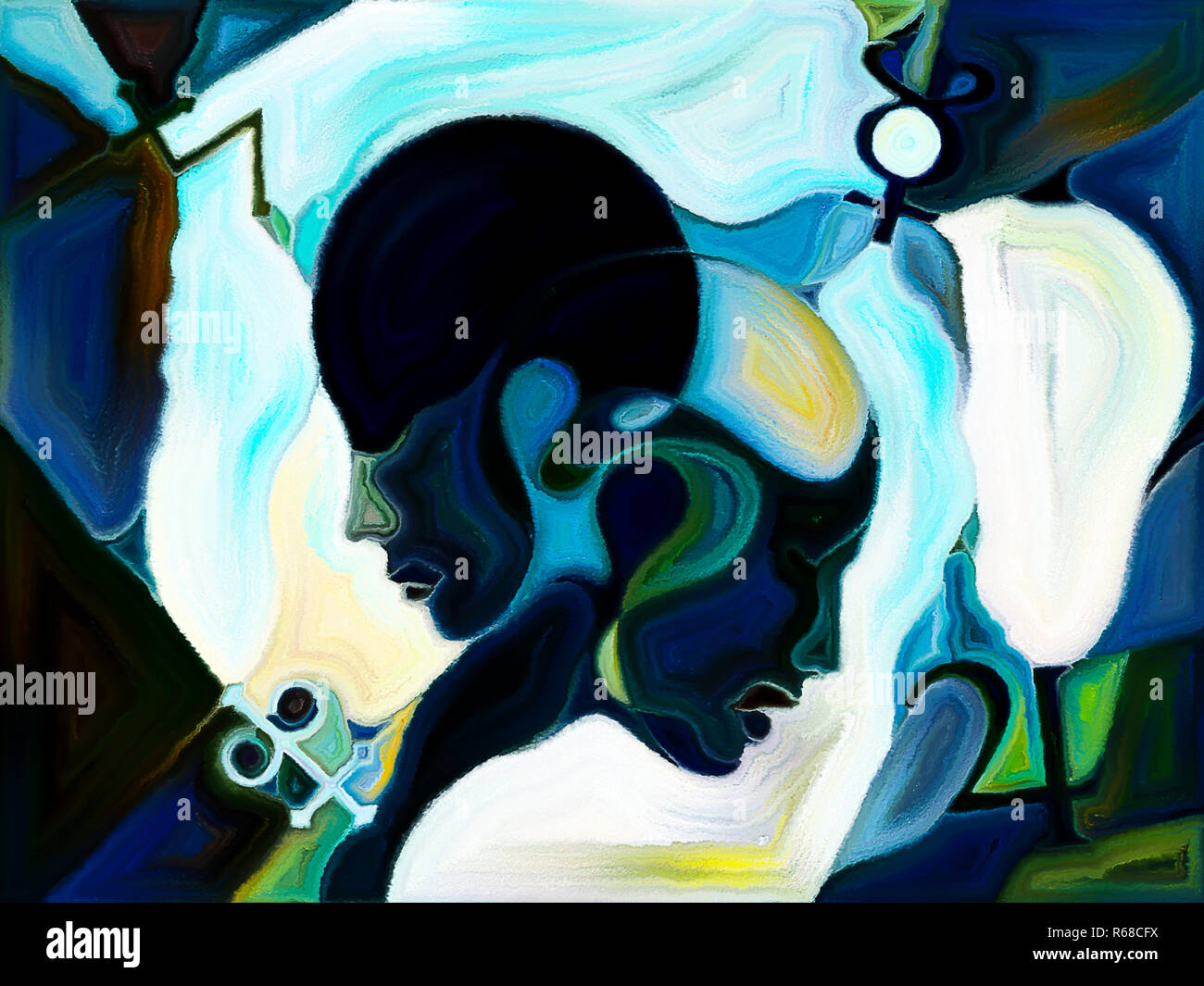 Unfolding of Shape Division Stock Photo - Alamy