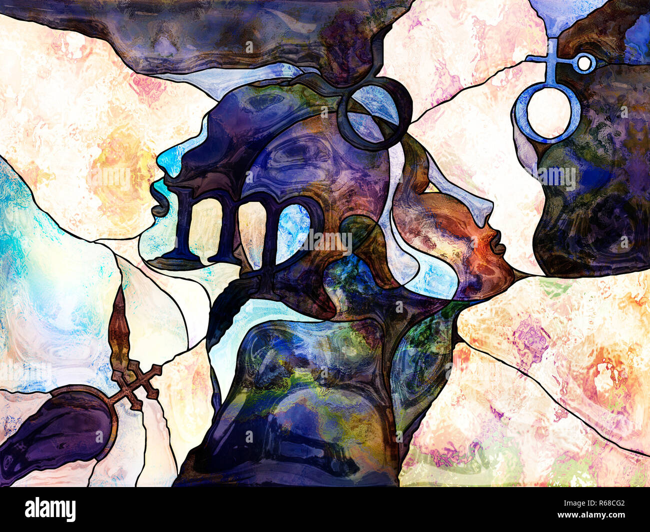 Man and His Symbols Stock Photo - Alamy