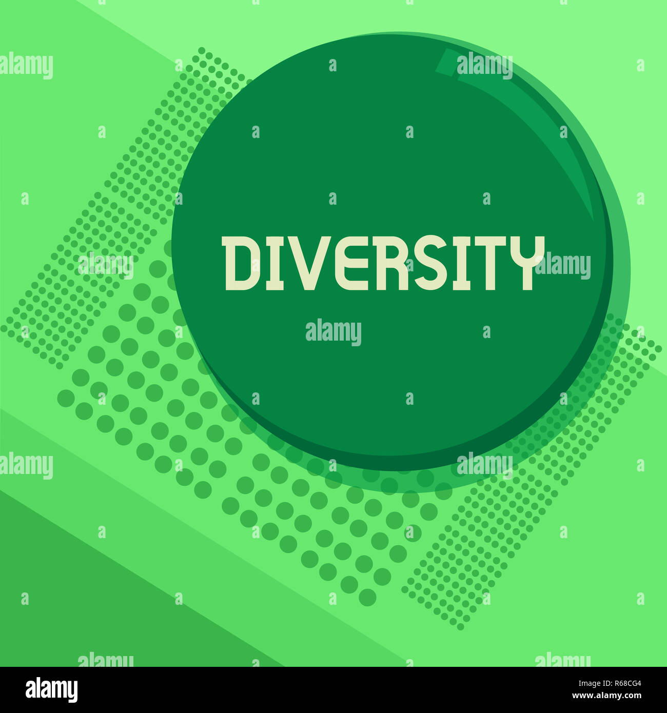 Handwriting text Diversity. Concept meaning state of being diverse ...