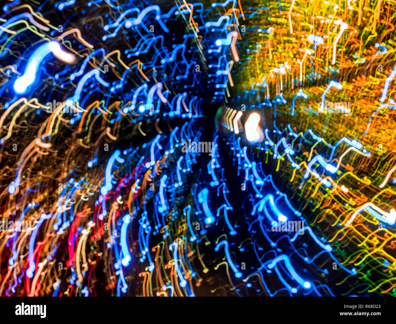 Colorful abstract light trails Stock Photo - Alamy