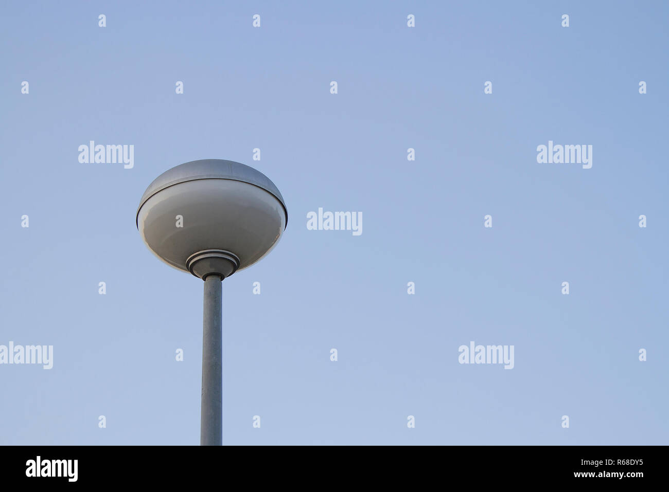 Light Post With Blue Sky Background and multi light Stock Photo - Alamy