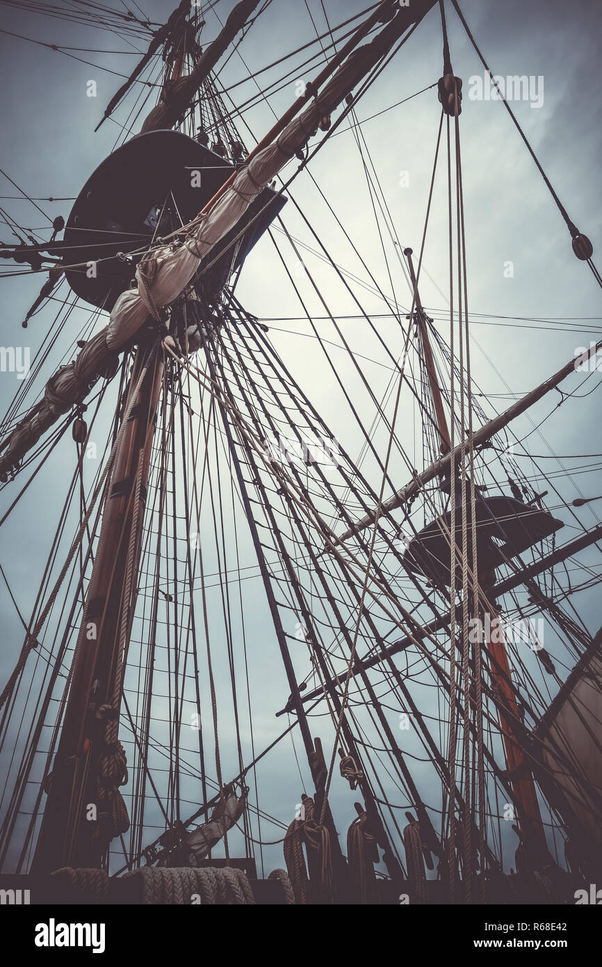 Endeavour Ship in Darling Harbour, Sydney, Australia Stock Photo - Alamy