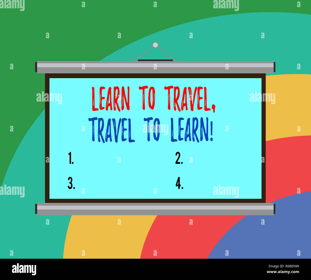 Conceptual hand writing showing Learn To Travel Travel To Learn ...