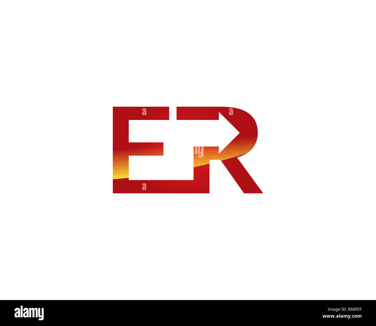 er letter logo Stock Photo - Alamy