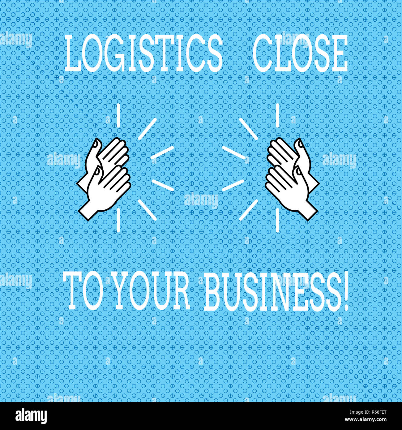 Text sign showing Logistics Close To Your Business. Conceptual photo ...