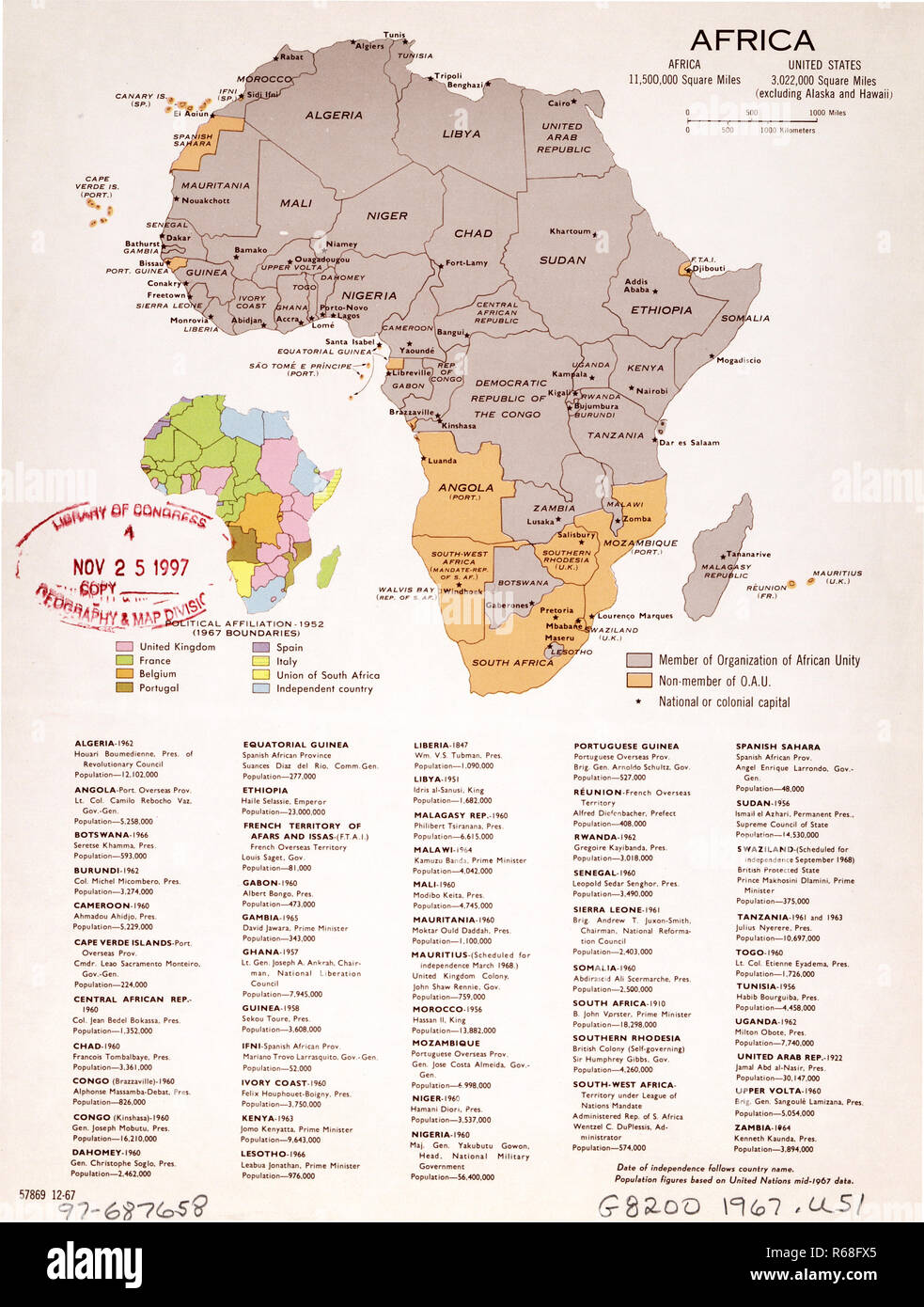 1967 map hi-res stock photography and images - Alamy