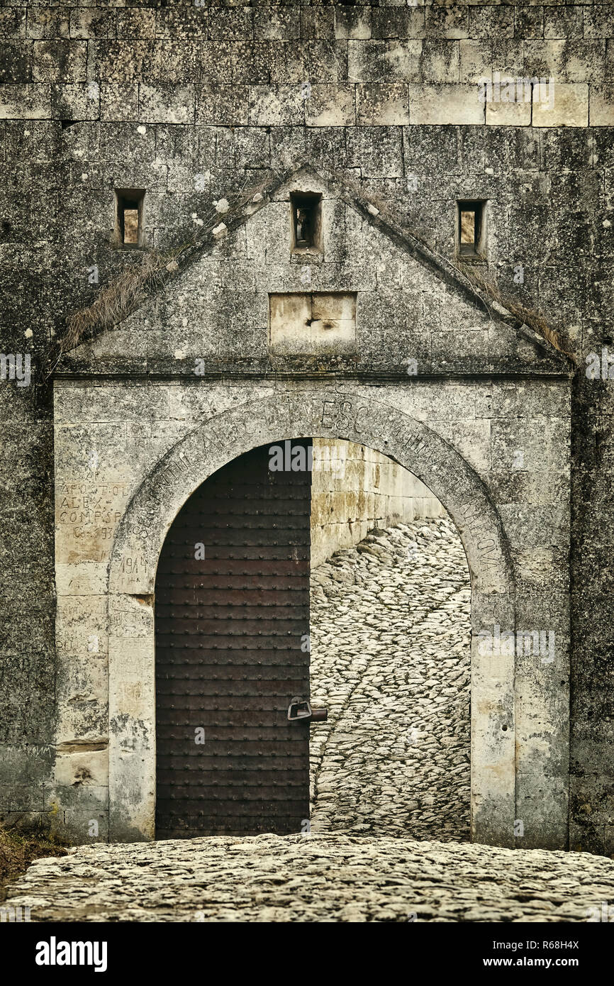 Main Entrance to the Fort Stock Photo - Alamy