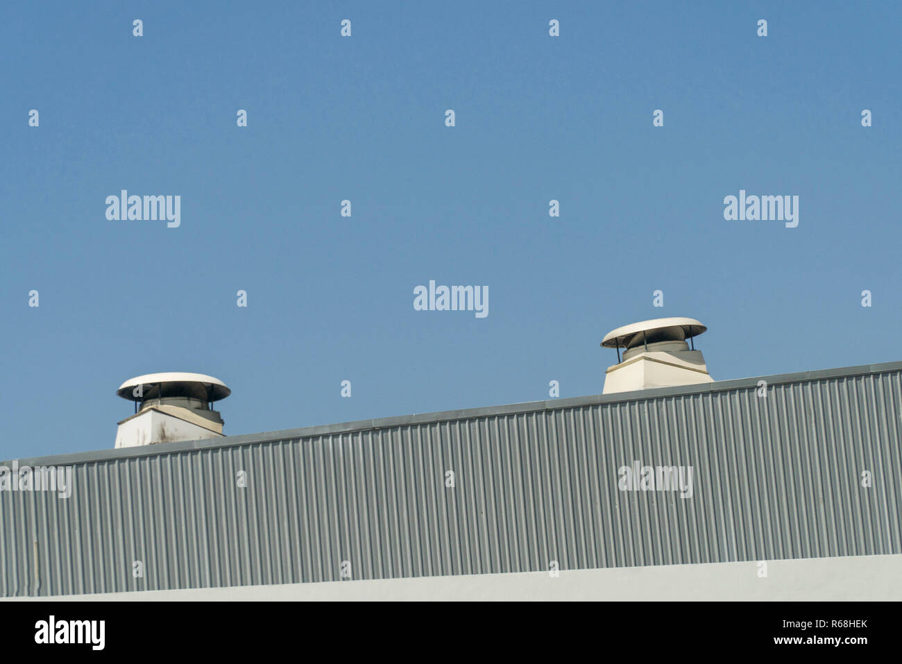 Air blower for factory on the roof Stock Photo - Alamy