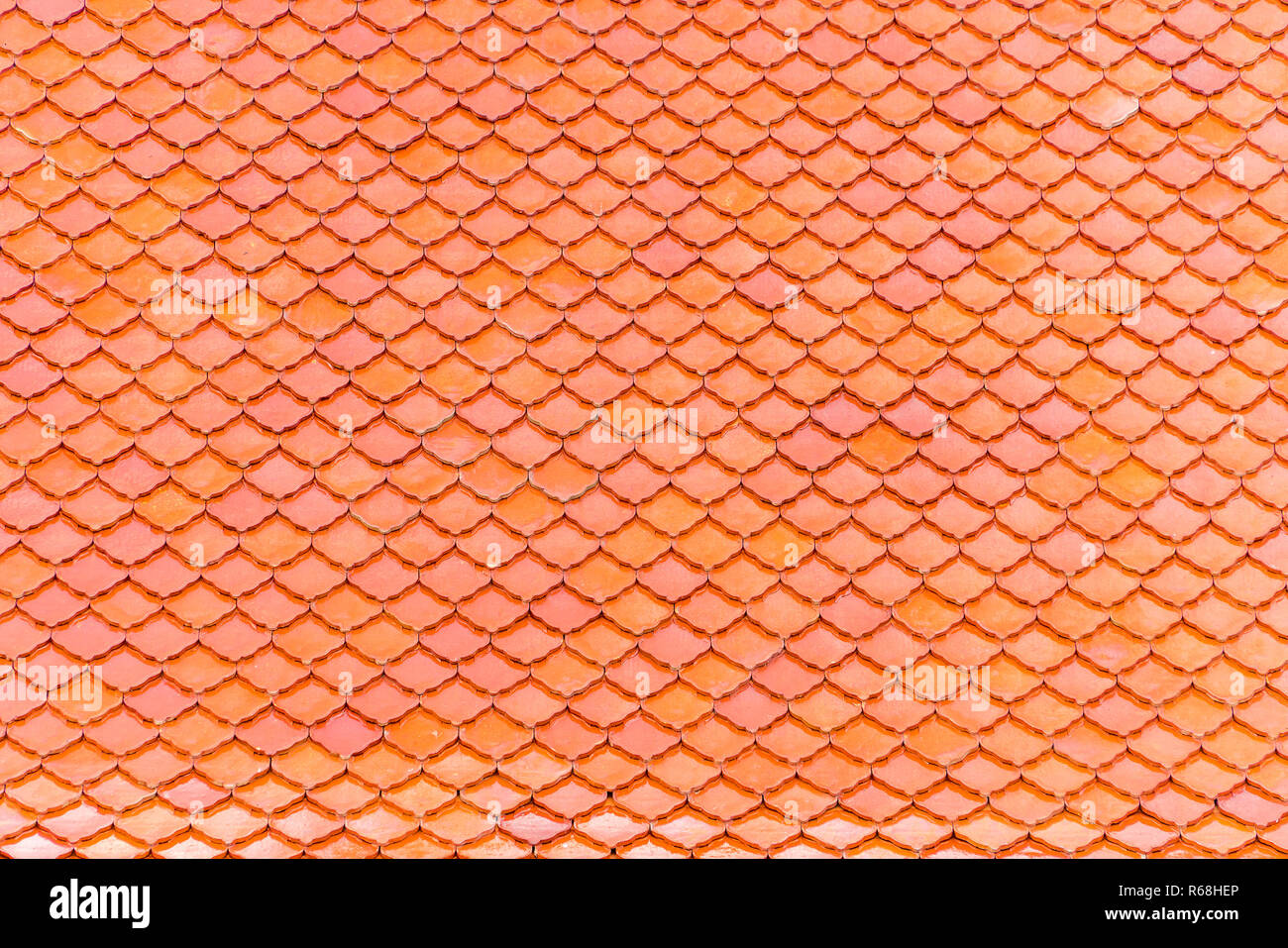 Roof tiles orange are pattern for art Stock Photo - Alamy
