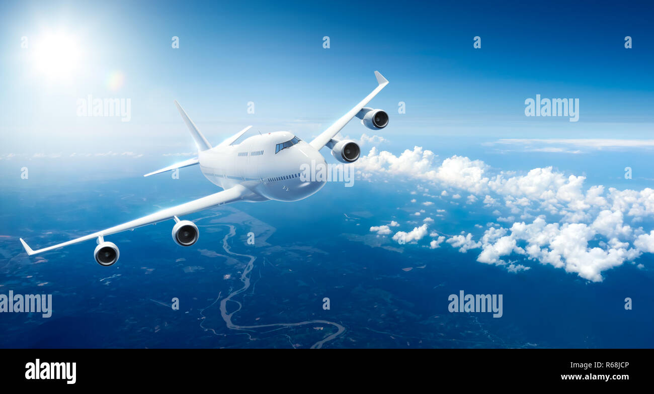 Airplane rendering hi-res stock photography and images - Alamy
