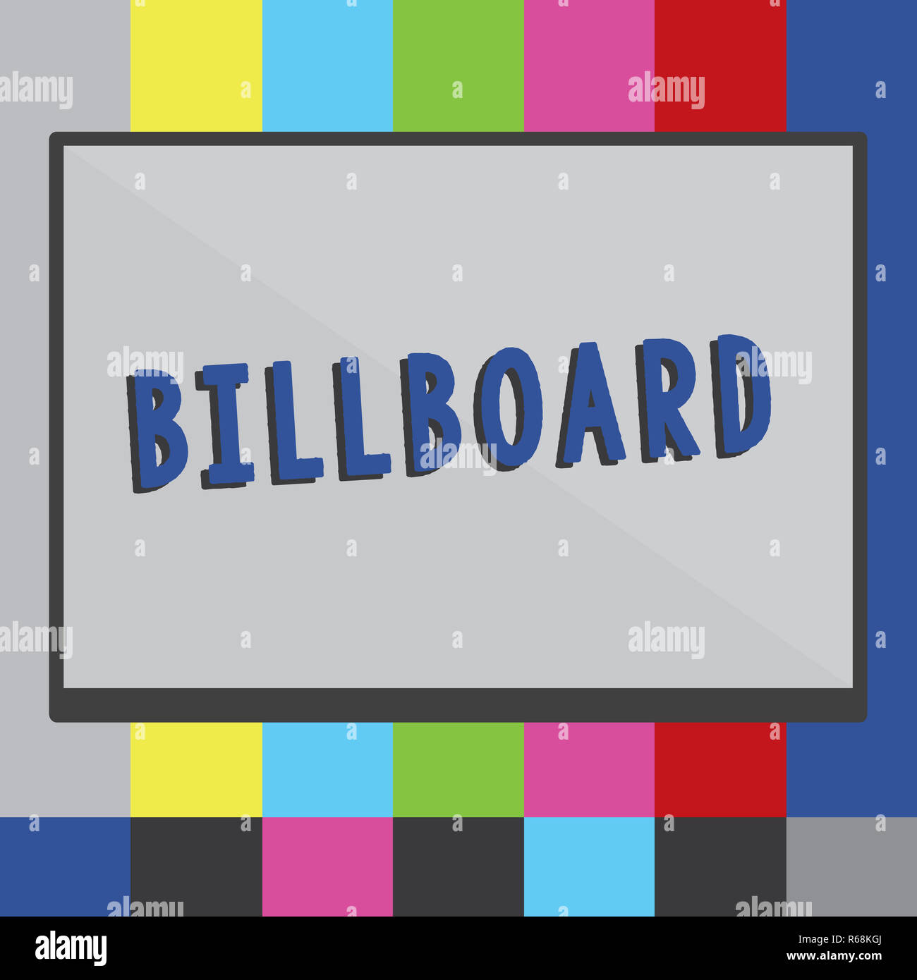 Word writing text Billboard. Business concept for large outdoor board ...