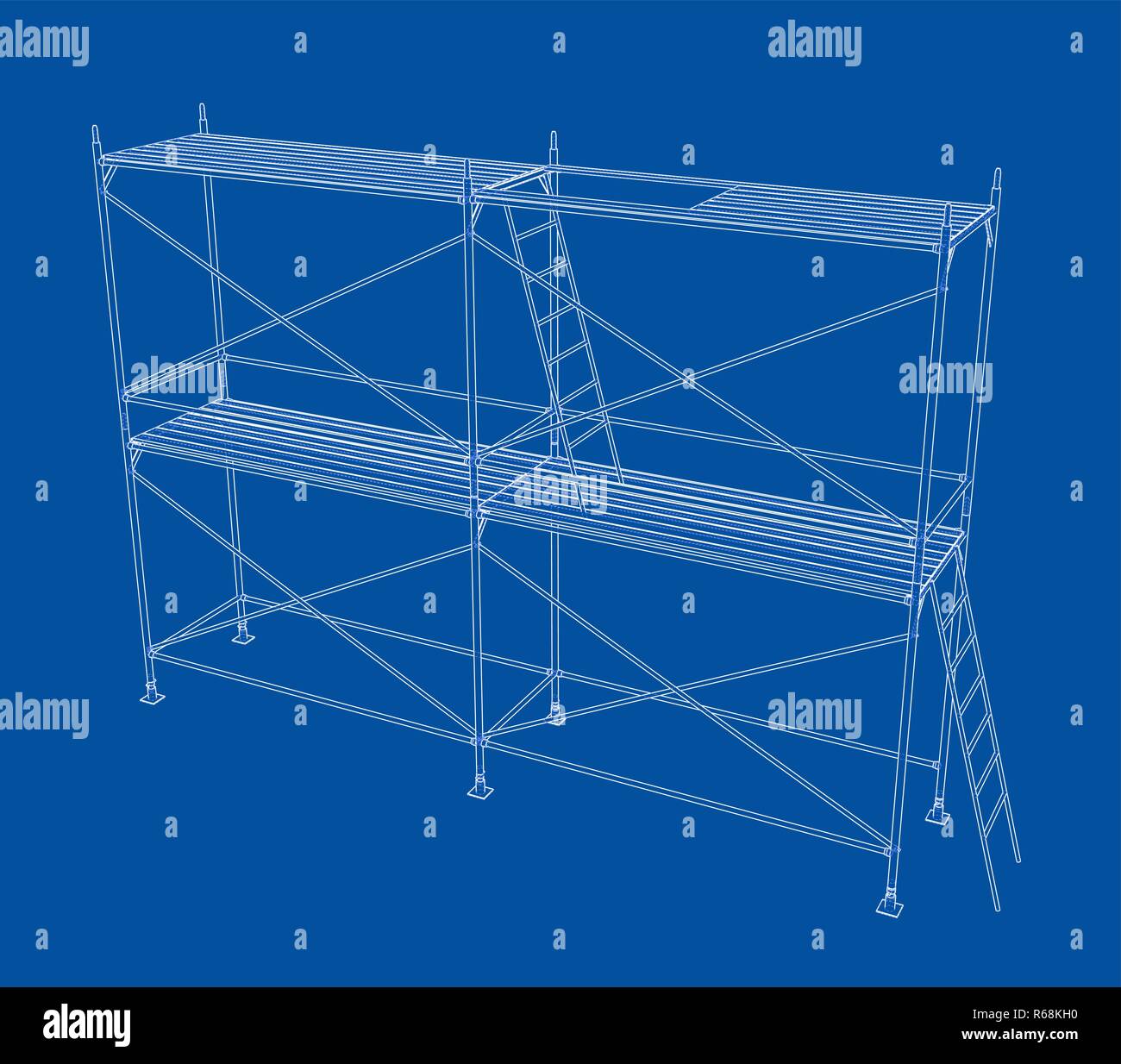 Scaffold pipes Stock Vector Images - Alamy