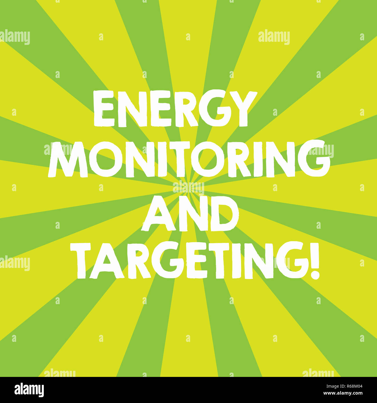 Handwriting text Energy Monitoring And Targeting. Concept meaning ...