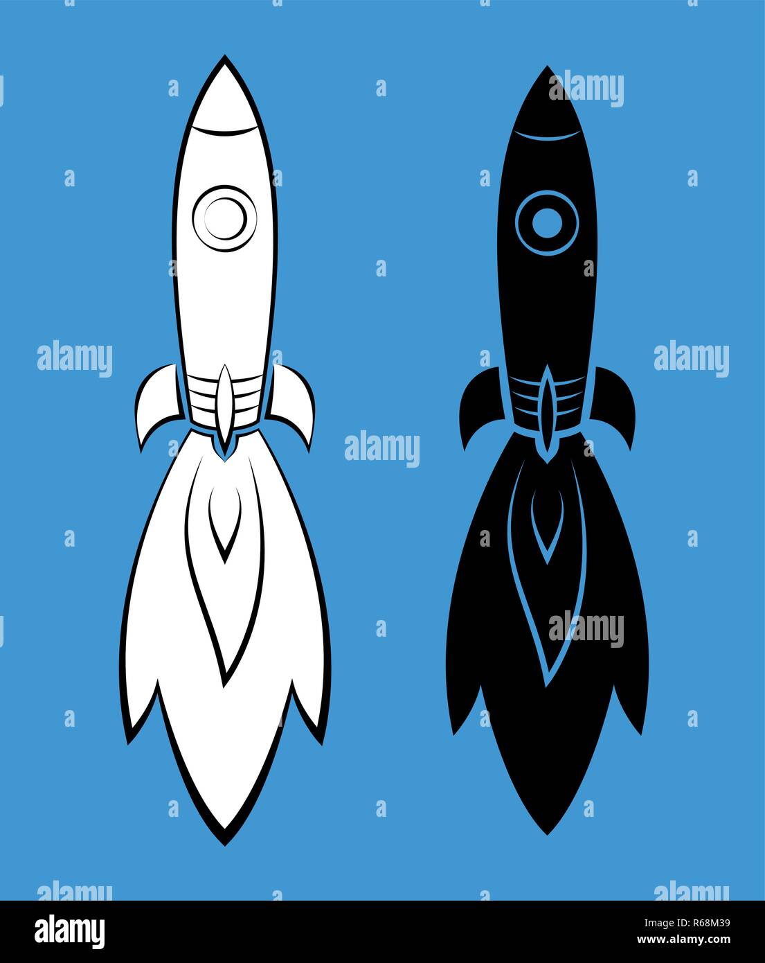 Solid fuel rocket motor Stock Vector Images - Alamy