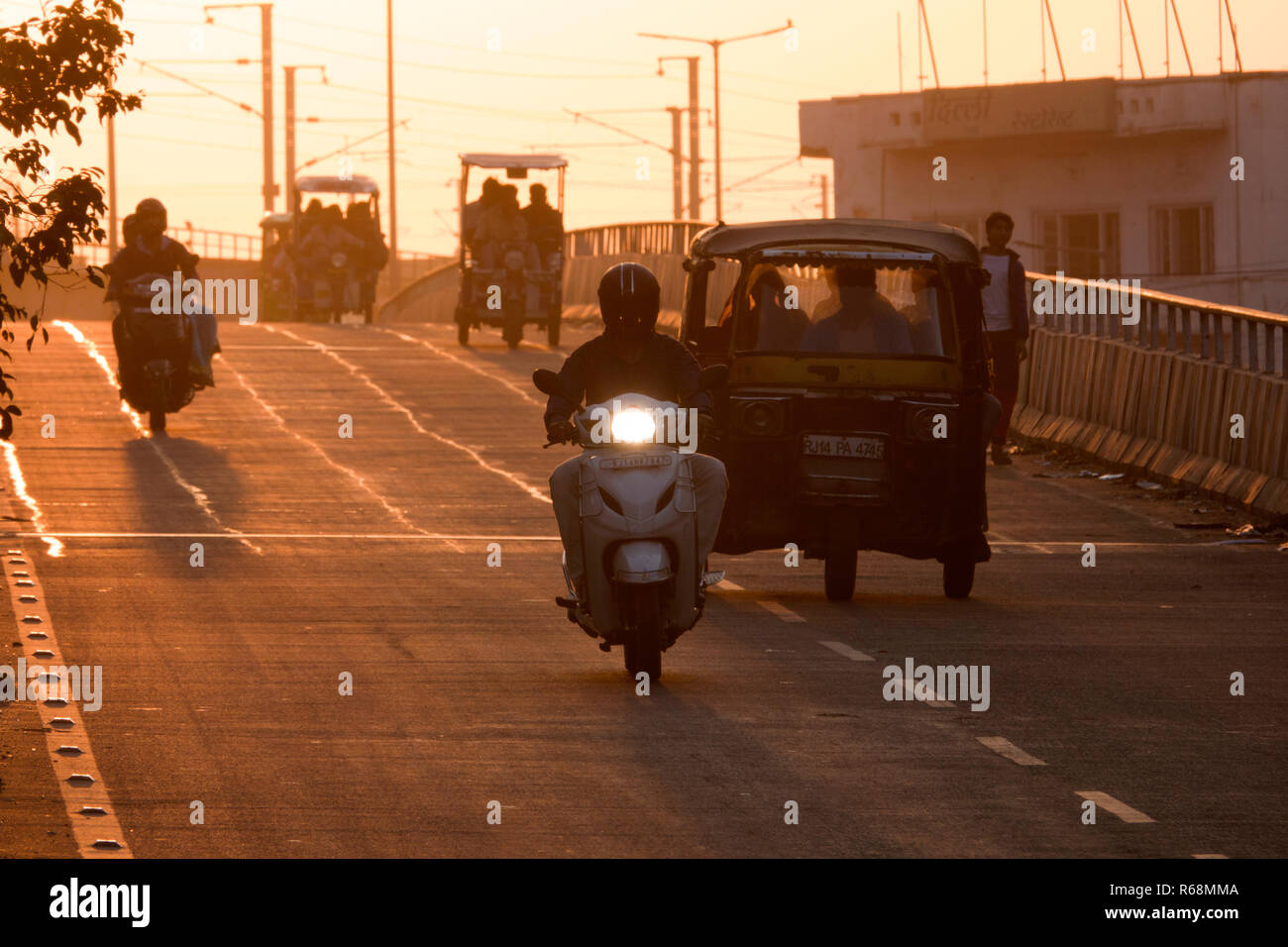 India jaipur auto rickshaw hi-res stock photography and images - Alamy