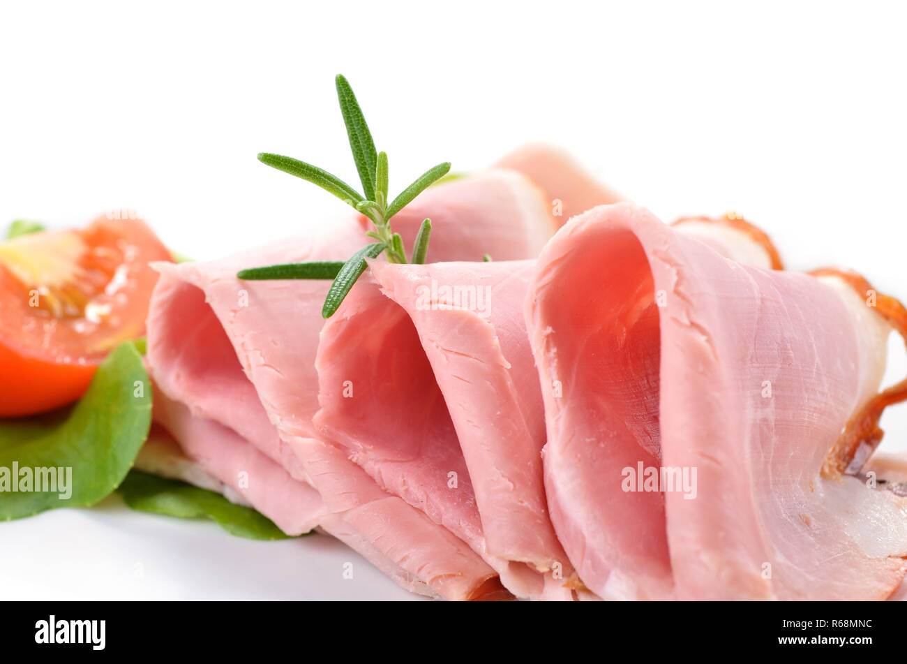 Delicious cooked ham Stock Photo - Alamy