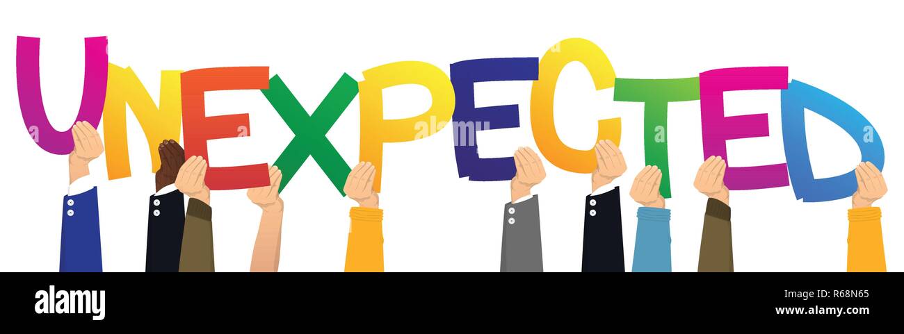 Diverse hands holding letters of the alphabet created the word ...